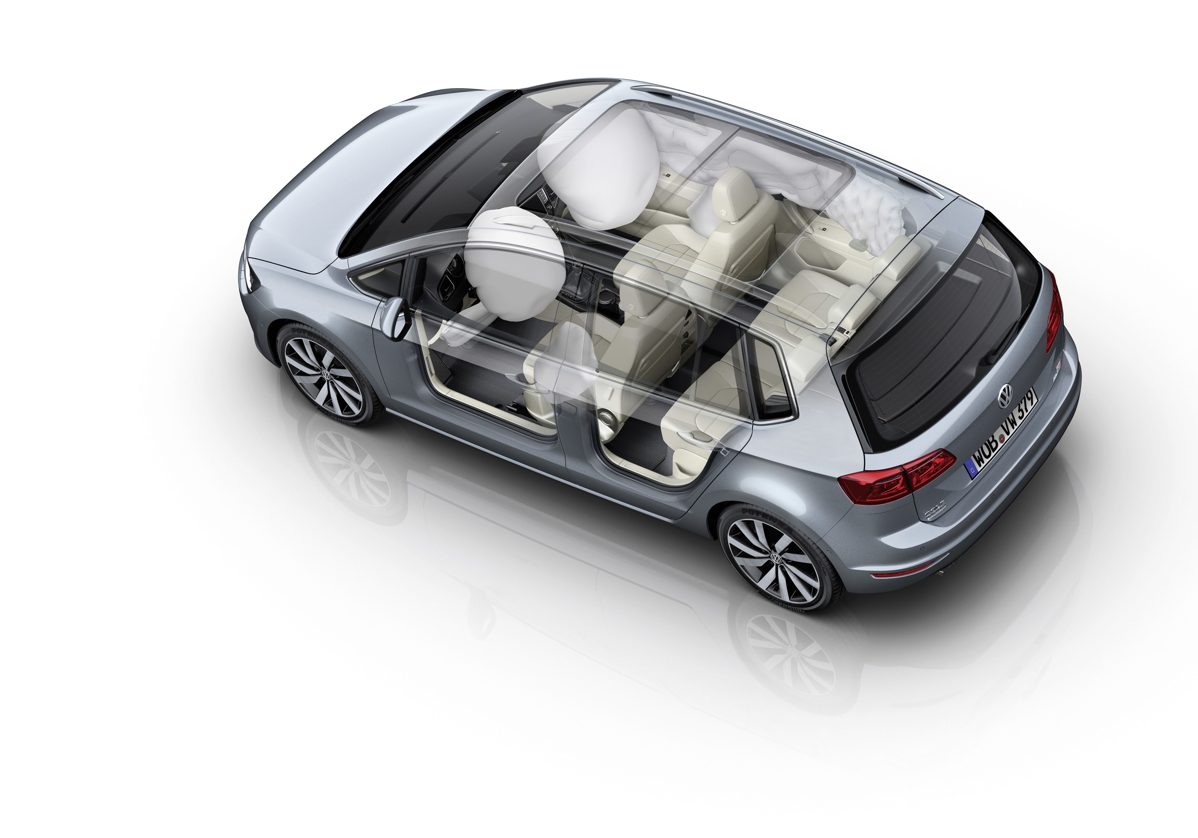 Volkswagen - Euro NCAP: maximala 5 stjärnor för nya Golf Sportsvan